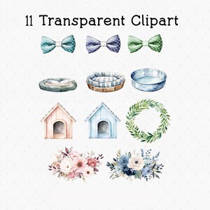 Adorable Dog Breed Clipart Set for Creative Projects, Customizable Dog ...