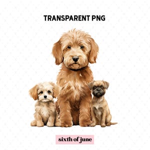 Adorable Dog Breed Clipart Set for Creative Projects, Customizable Dog ...