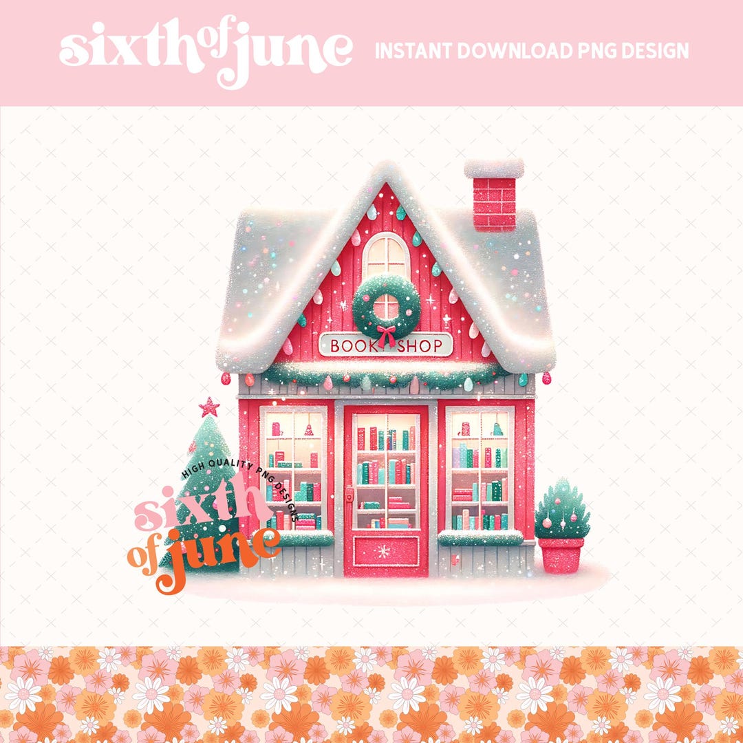Seasonal Bookshop Clipart, Cozy Holiday Book Lover Png,christmas ...
