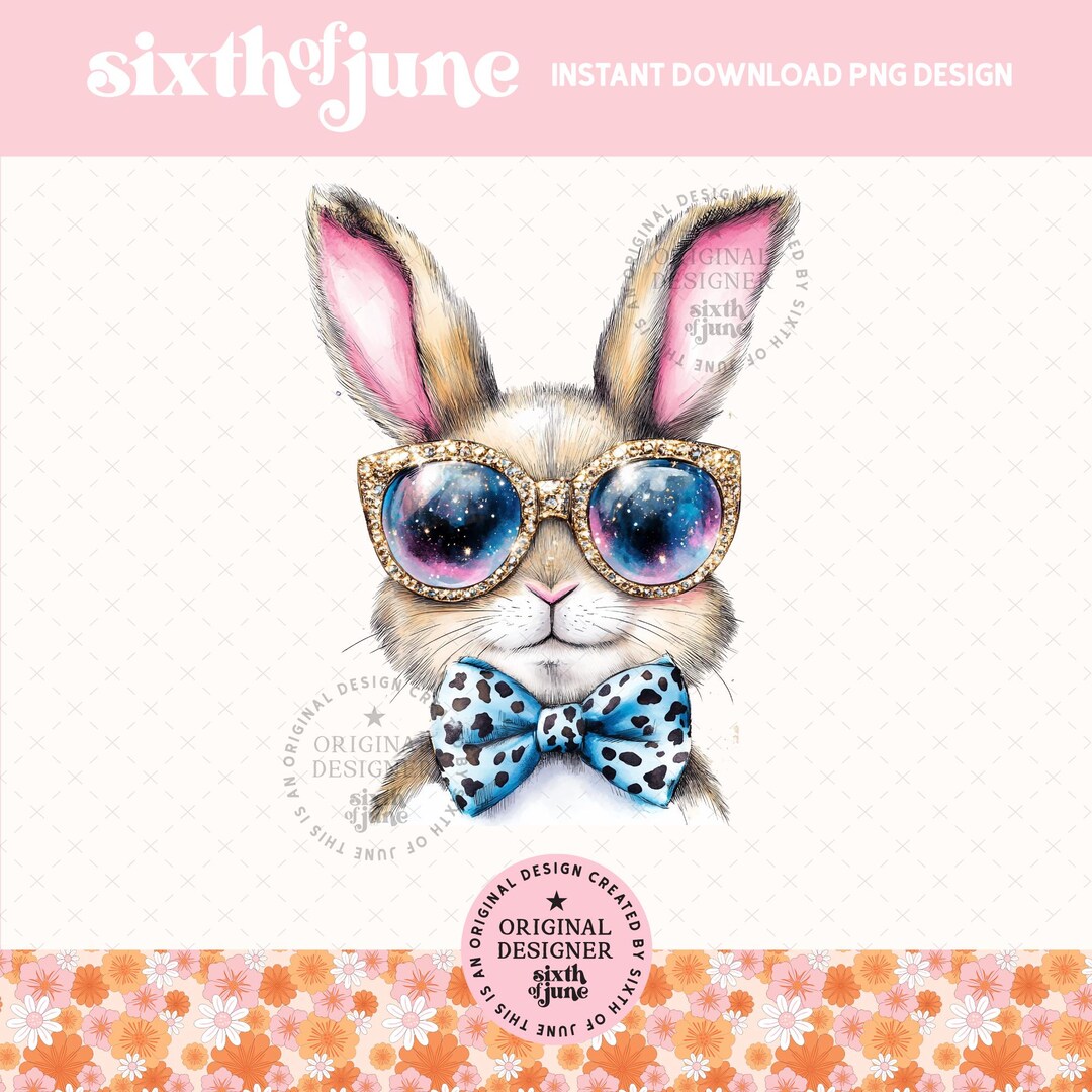Leopard Easter Bunny Png, Easter Png, Happy Easter Sublimation Design ...