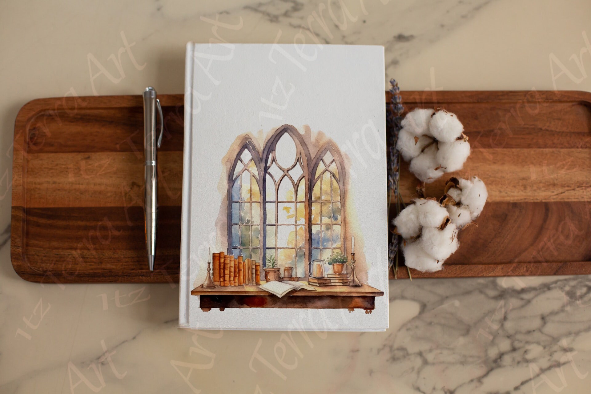 23 Watercolor Book Clipart Border Bundle-retro Books Clipart-book Clip ...