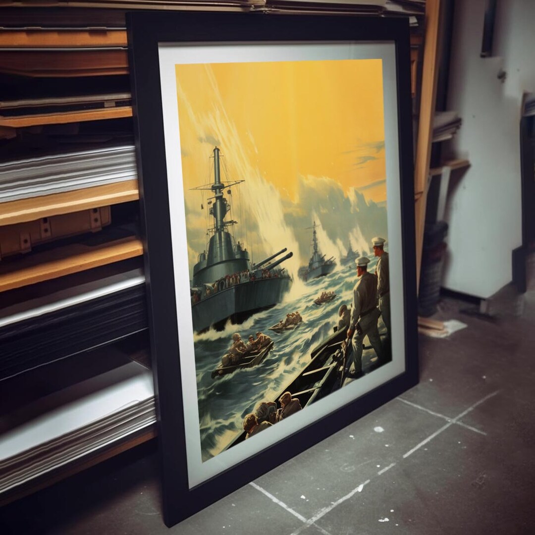 Pacific Battle Poster/picture - Etsy