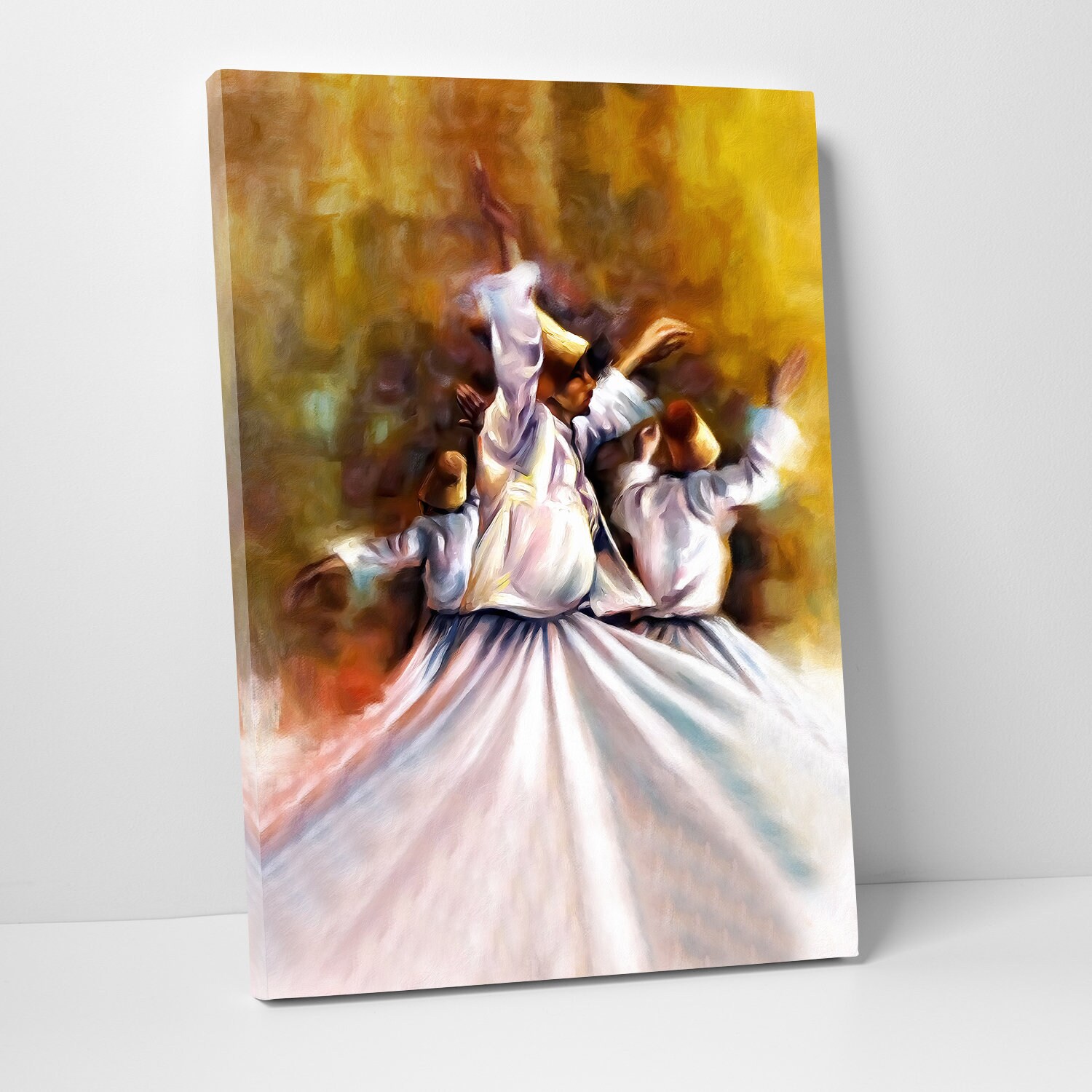 Whirling Dervish Canvas Art: Sufi Islamic Home Decor - Etsy