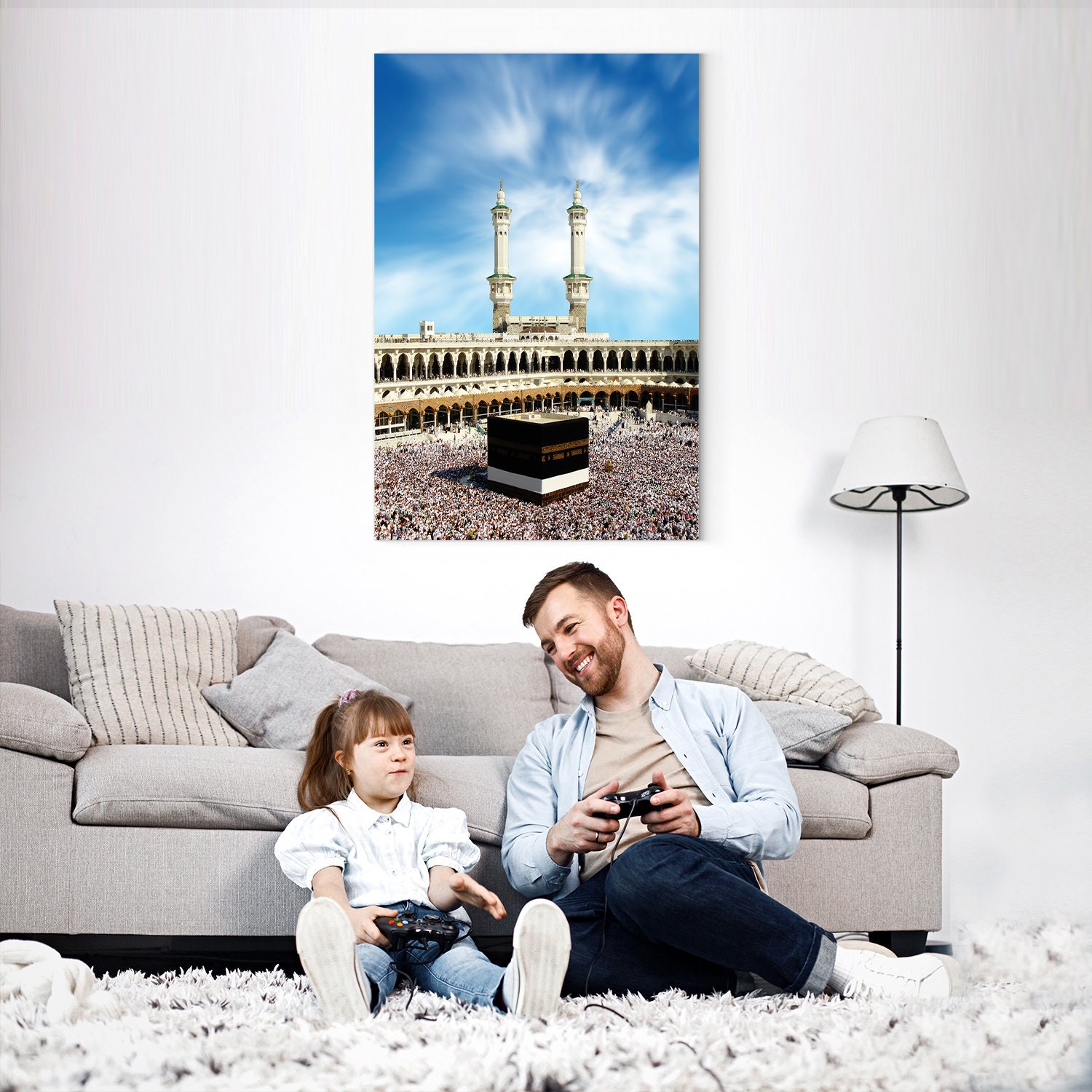 Handmade Kaaba Art Canvas Own a Unique Kaaba Inspired Masterpiece Big ...