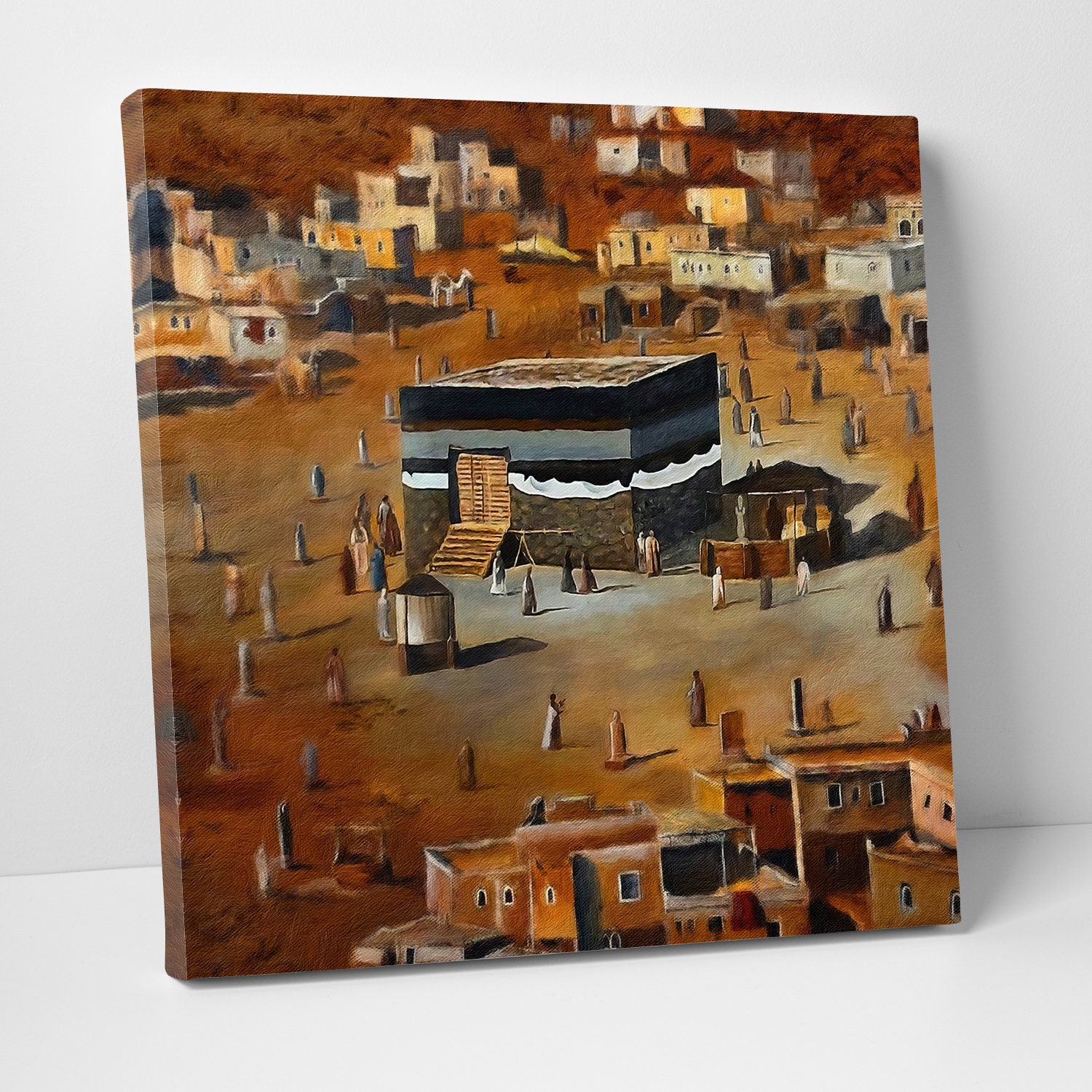 Old Mecca Kaaba Dreams Islamic Wall Arts for Ramadan Decor - Etsy
