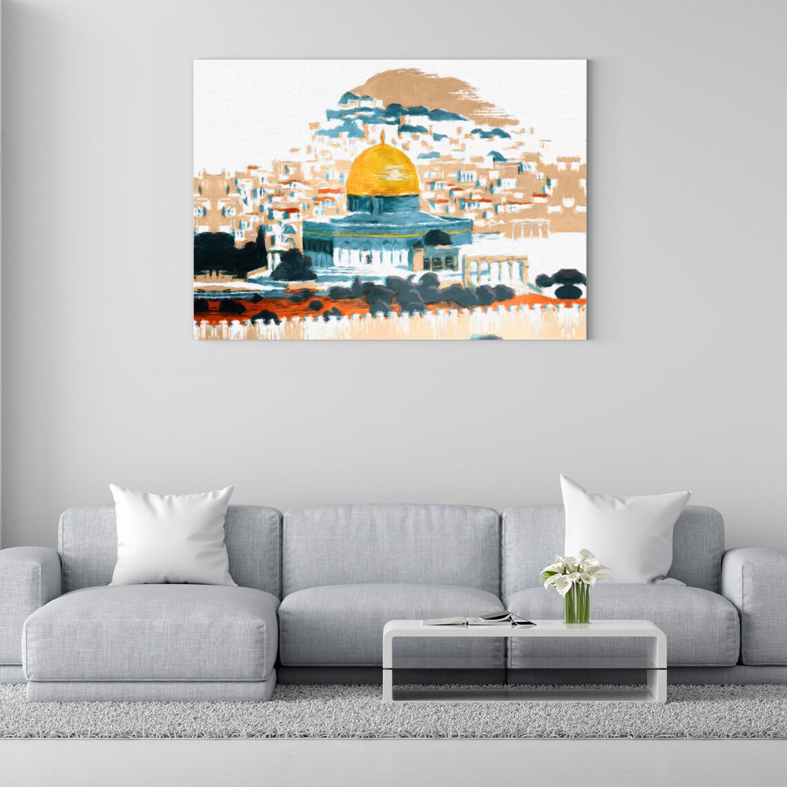 Masjid Al Aqsa Wall Art Palestine Palestine Art Dome of the - Etsy