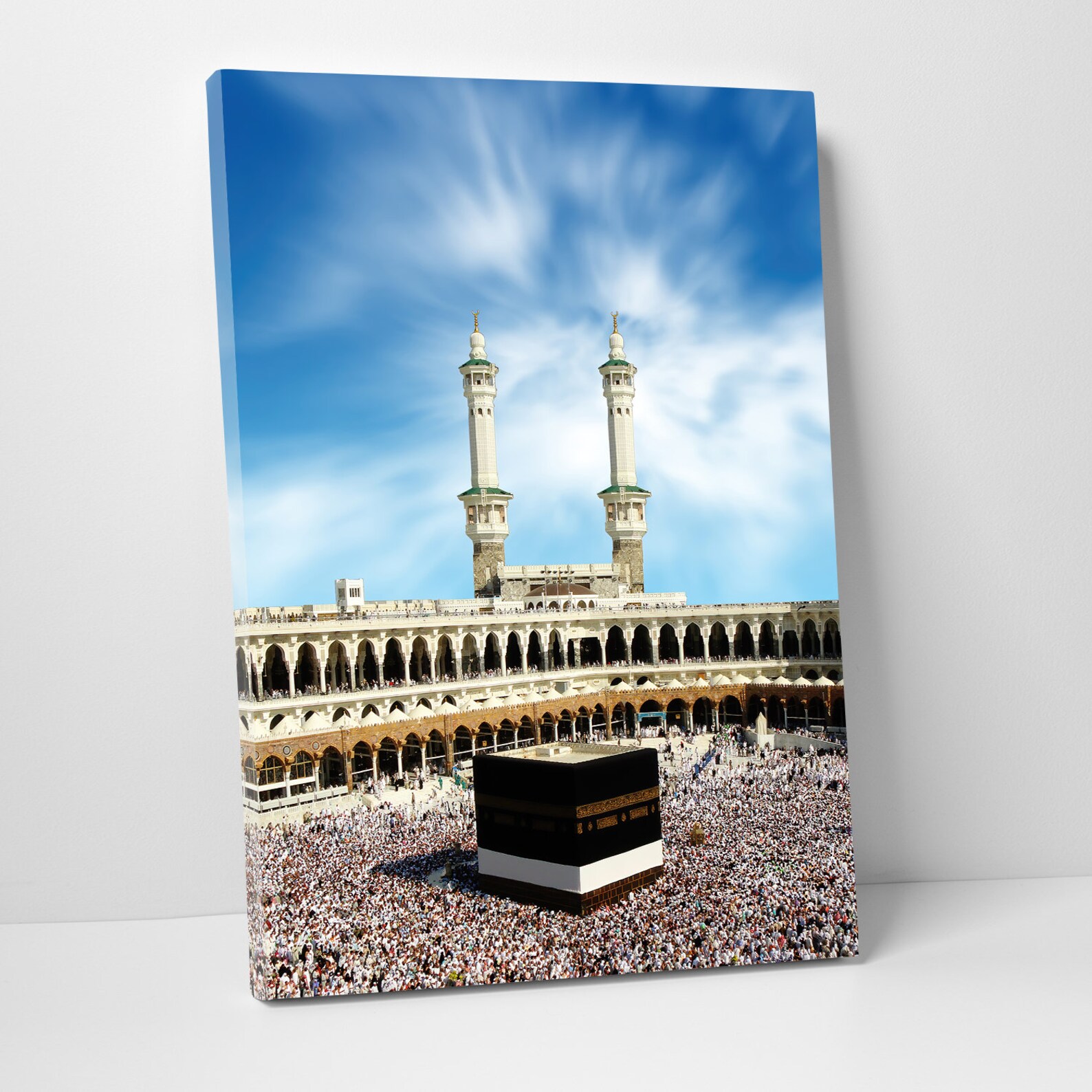 Handmade Kaaba Art Canvas Own a Unique Kaaba Inspired Masterpiece Big ...