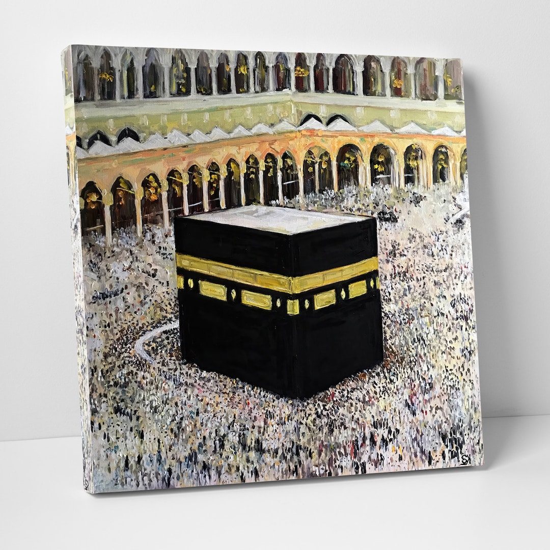 Kaaba Wall Art Islamic Wall Art Muslim Gifts Kaaba Wall - Etsy