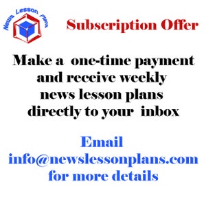Bundle_five Lesson Plans of Current Events News Articles for Middle ...