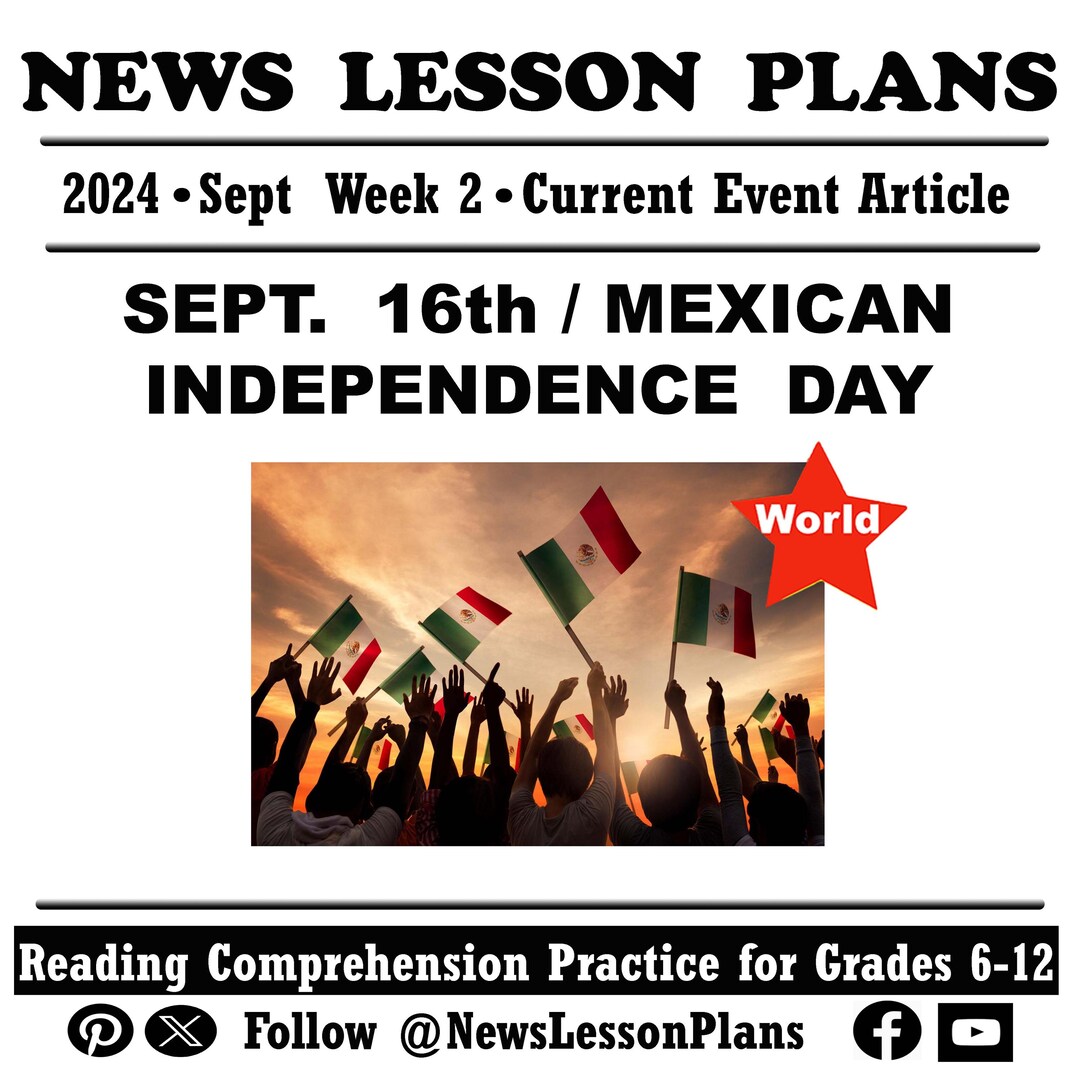 Current Event Lesson Plan for Reading Comprehension Practice_mexican ...