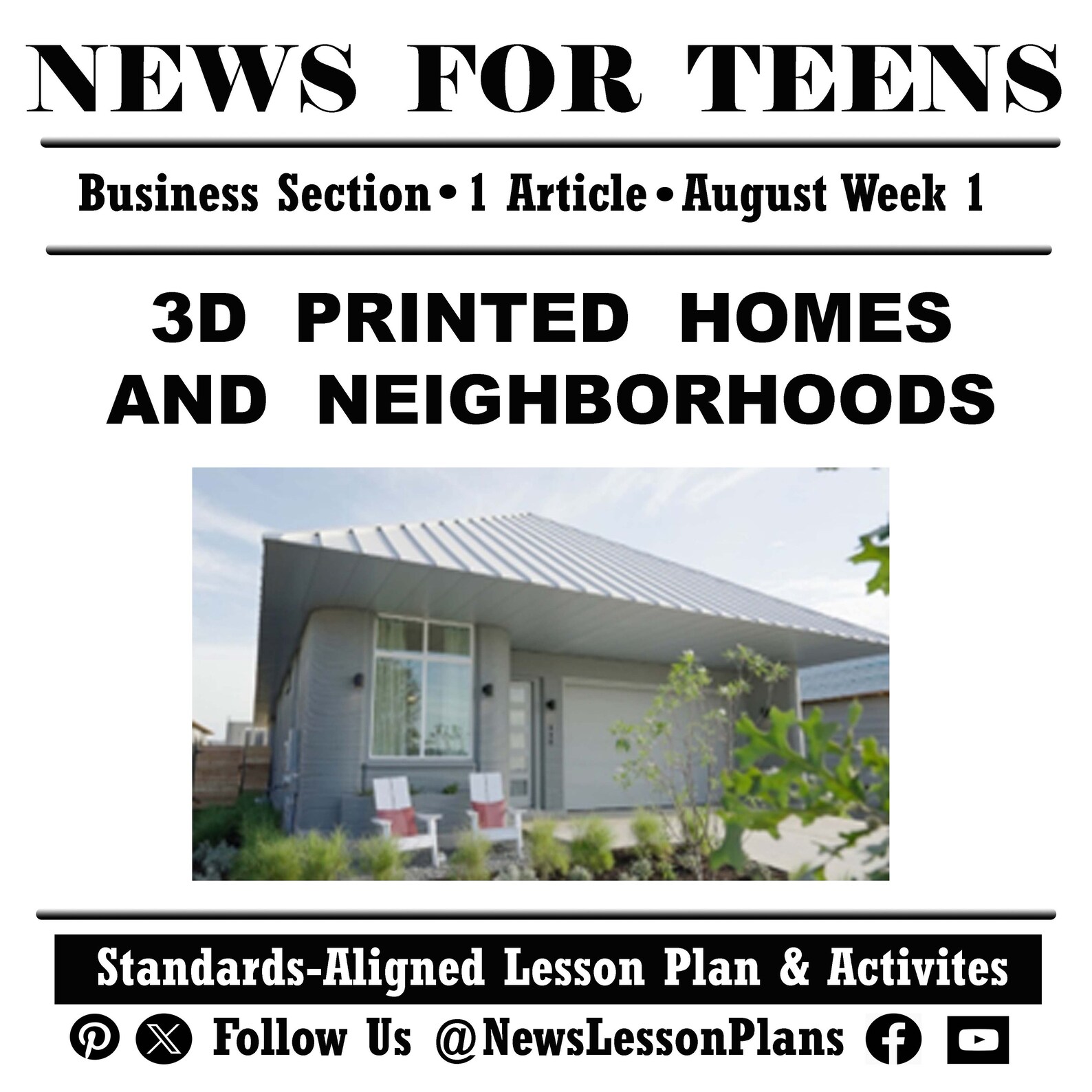 Bundle_five Lesson Plans of Current Events News Articles for Middle ...