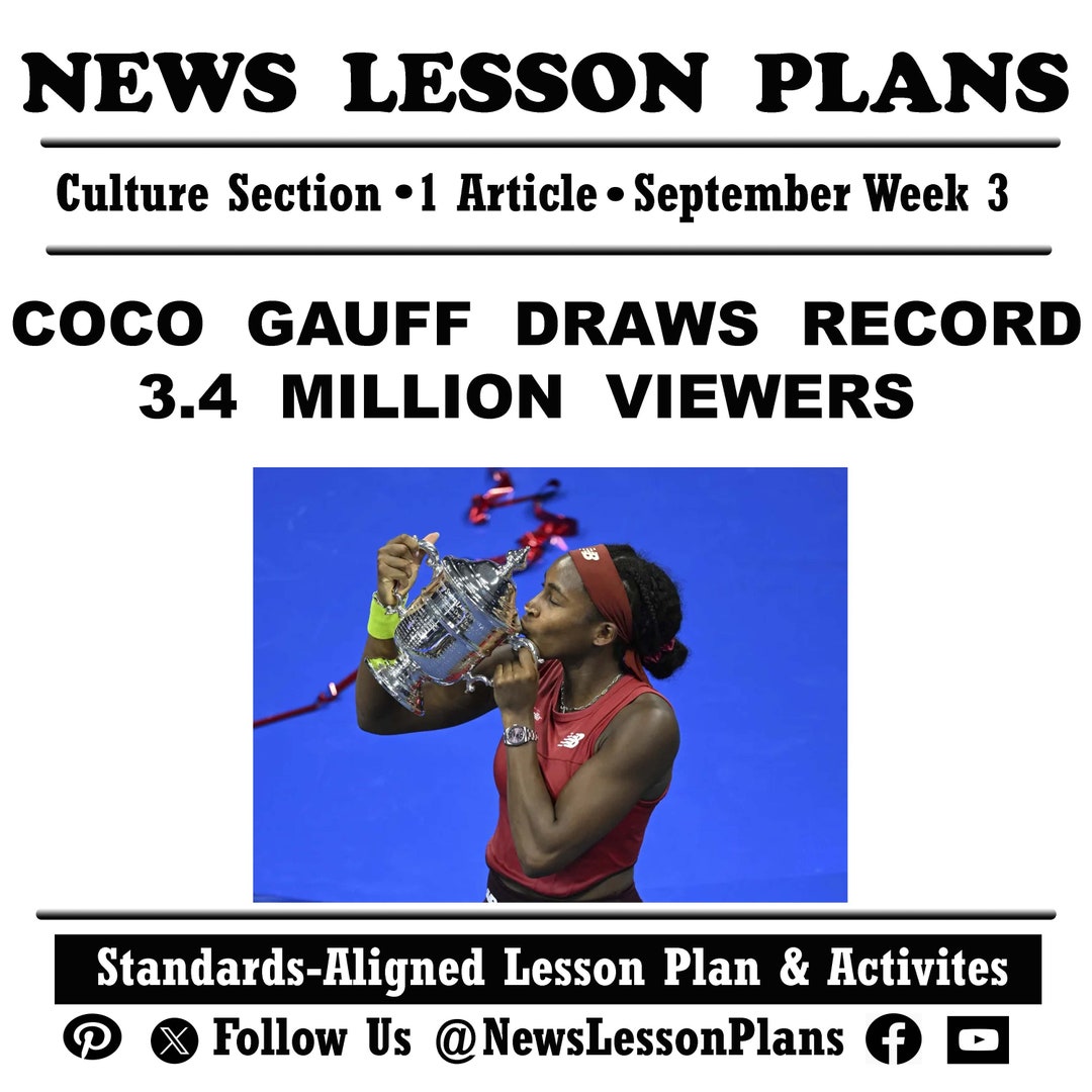 Current Event Lesson Plan for Reading Comprehension Practice_gauff ...