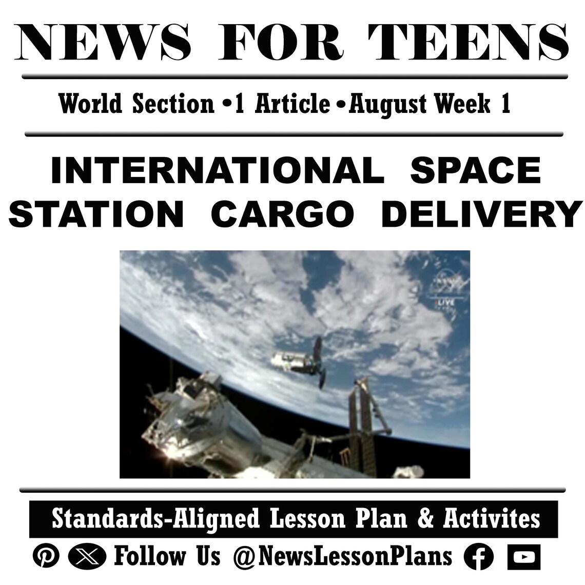 Bundle_five Lesson Plans of Current Events News Articles for Middle ...