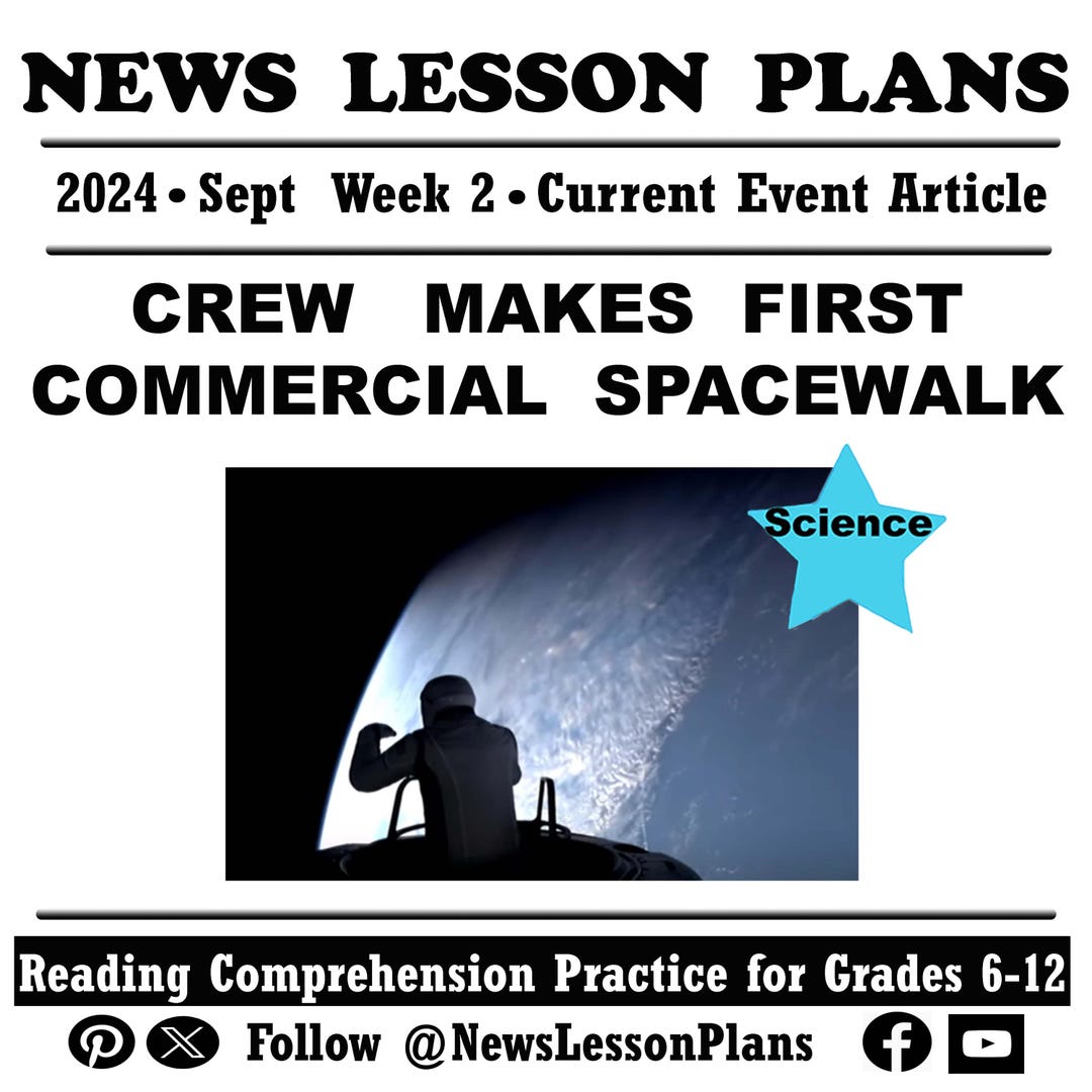 Current Event Lesson Plan for Reading Comprehension Practice_first ...