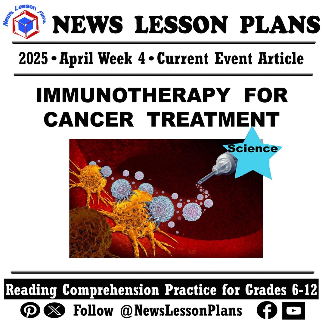 PDF Lesson Plan for Reading Comprehension Practice_immunotherapy for ...