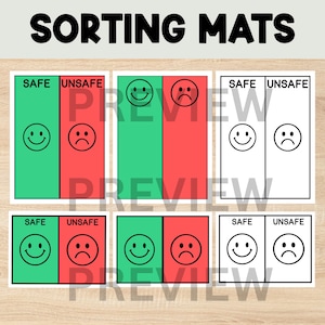 Safe Vs Unsafe Sorting Activity | Real Life Safety Printable for ...