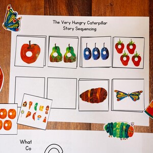 The Very Hungry Caterpillar Activity Bundle, Morning Time, Montessori ...