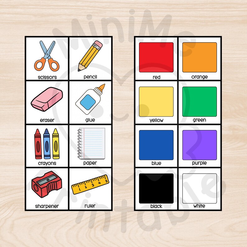 Visual Communication Flipbook | Special Education Visual Supports ...