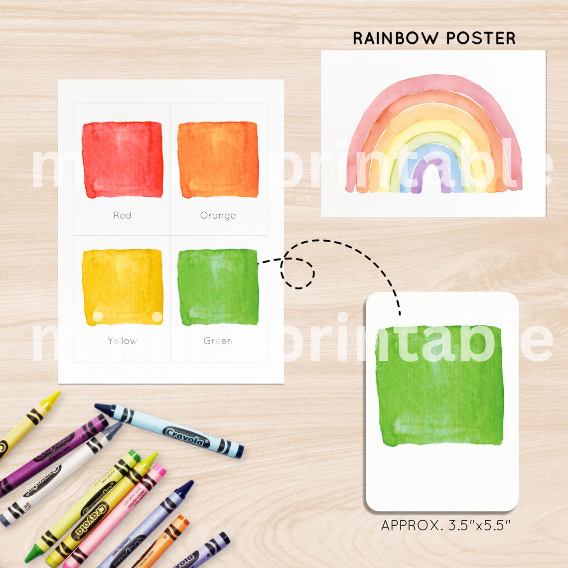 Learning Colors Flashcards & Worksheets Bundle (digital Download) - Etsy