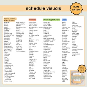 Visual Communication Book for School and Home: Autism, ADHD Behavior ...