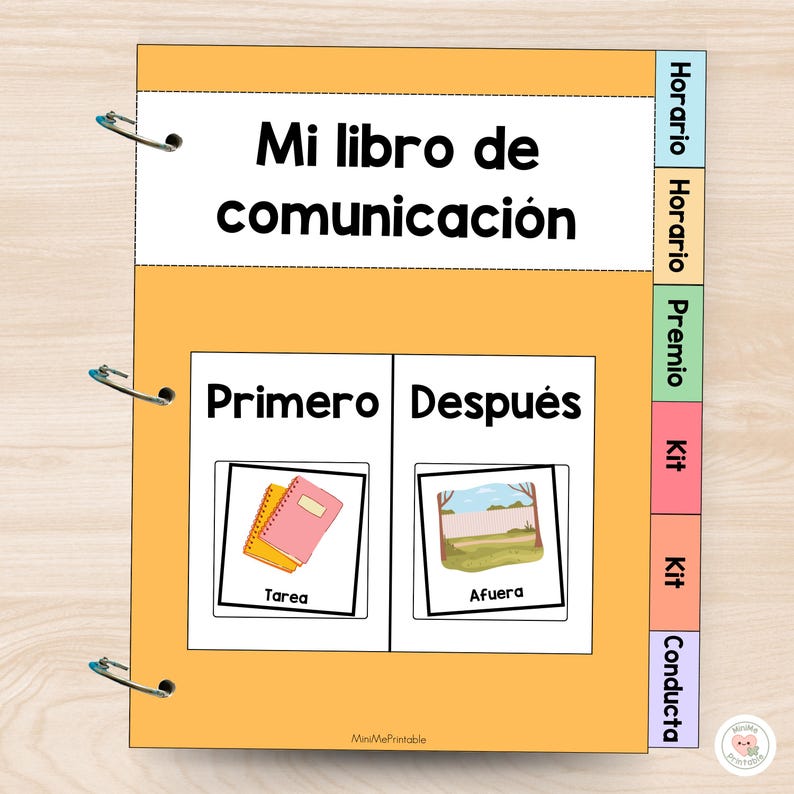 Libro De Comunicación Visual Para Horarios, Refuerzos, Estrategias De ...