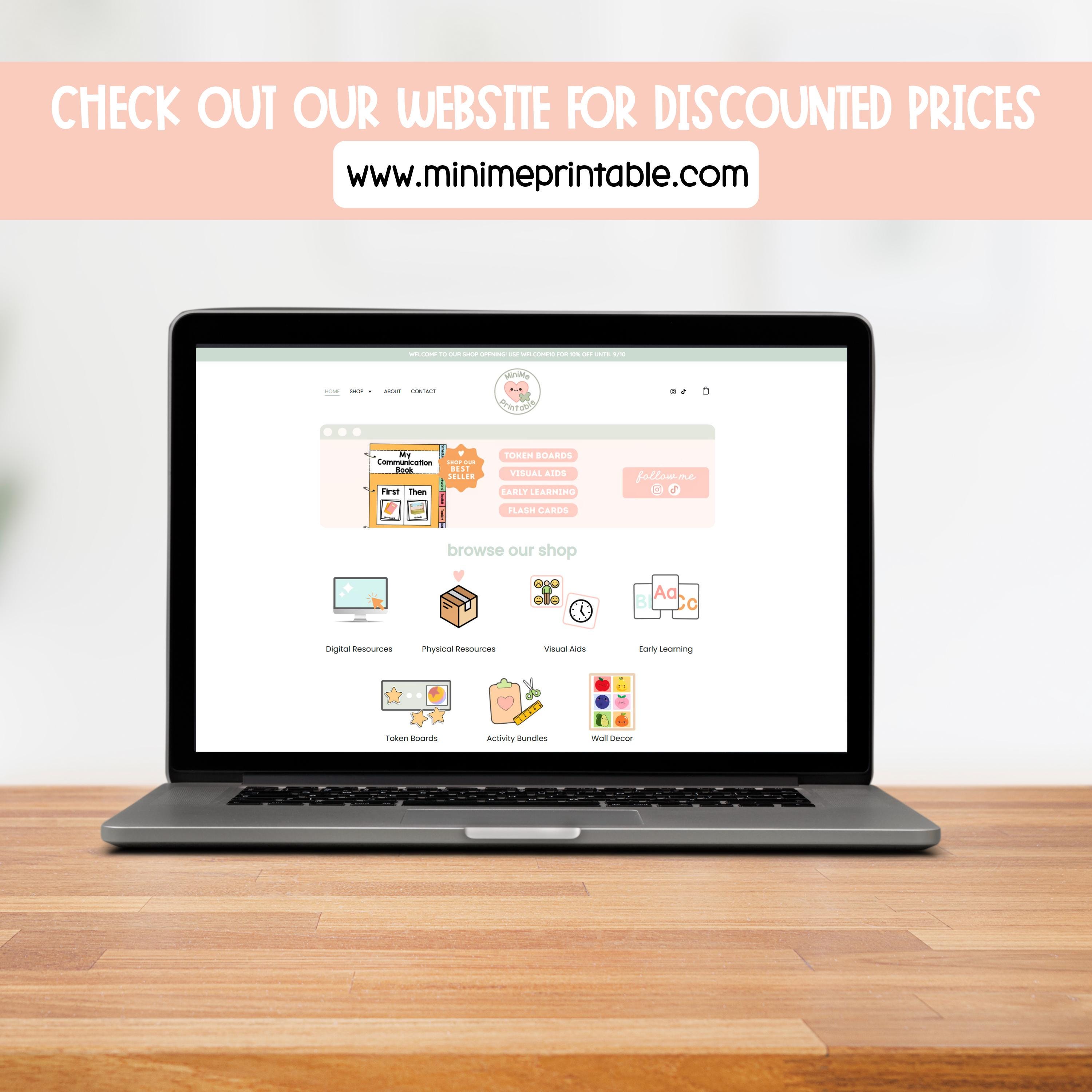 Special Education and Behavior Visual Communication Cue Cards, Behavior ...
