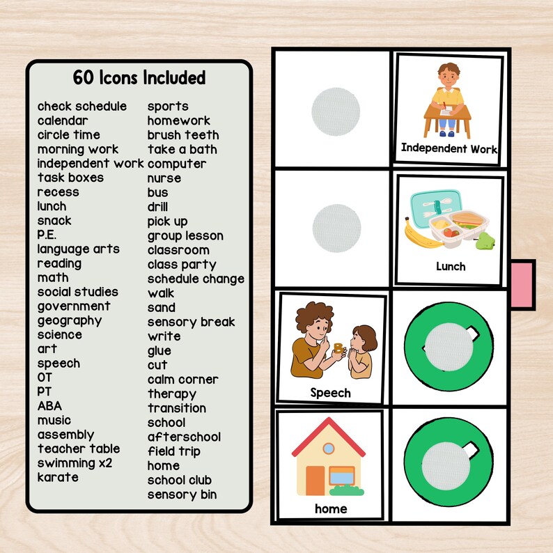 Visual Communication Flipbook | Special Education Visual Supports ...