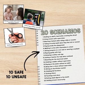 Safe Vs Unsafe Sorting Activity | Real Life Safety Printable for ...