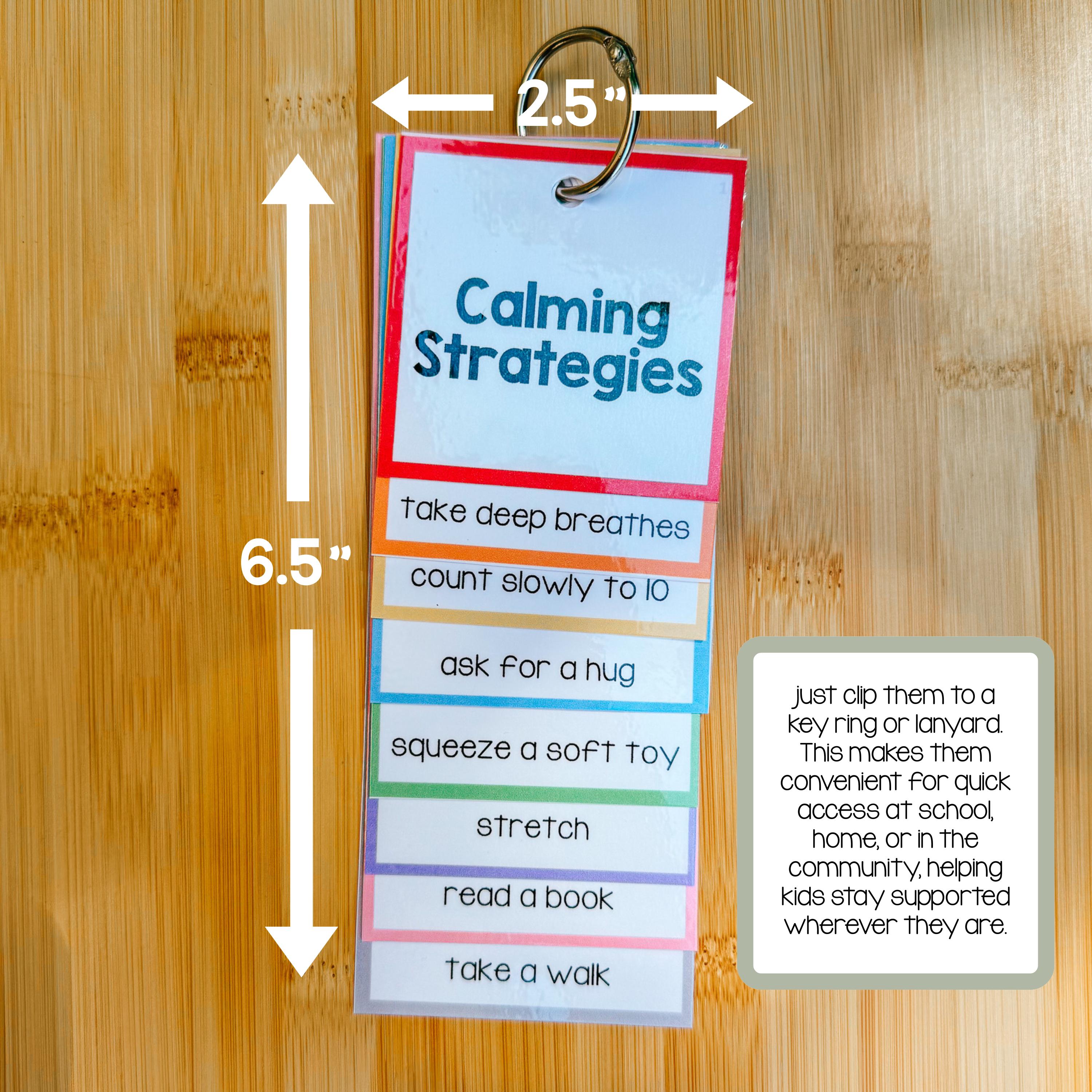 Behavior & Calming Strategy Cards: Visual Cues for Autism, ADHD - Etsy
