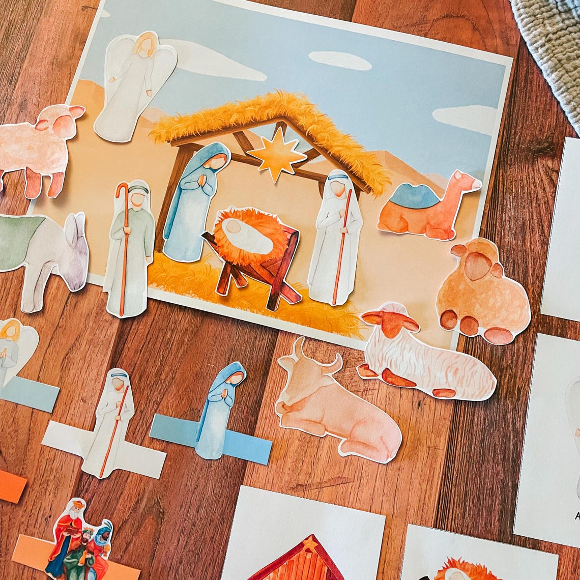 Nativity Activity Study Unit Preschool and Kindergarten for Winter ...