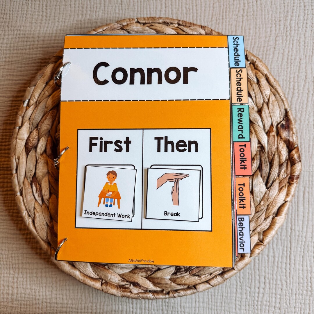 Visual Communication Book for School and Home: Autism, ADHD Behavior ...