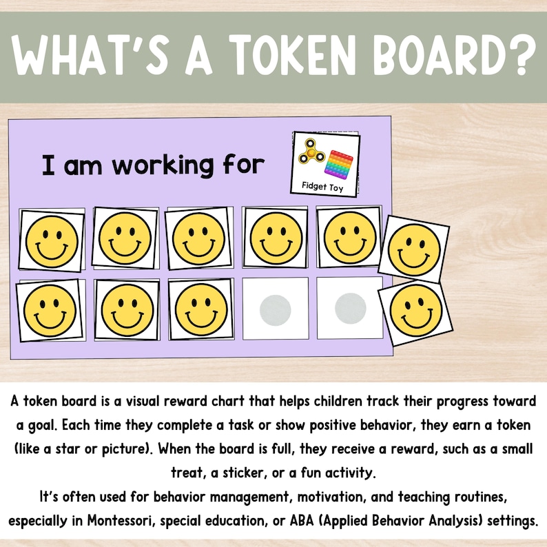 Printable Token Board System | Digital Download PDF - Etsy