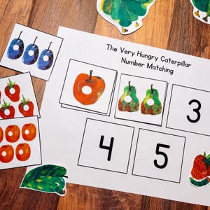 The Very Hungry Caterpillar Activity Bundle, Morning Time, Montessori ...