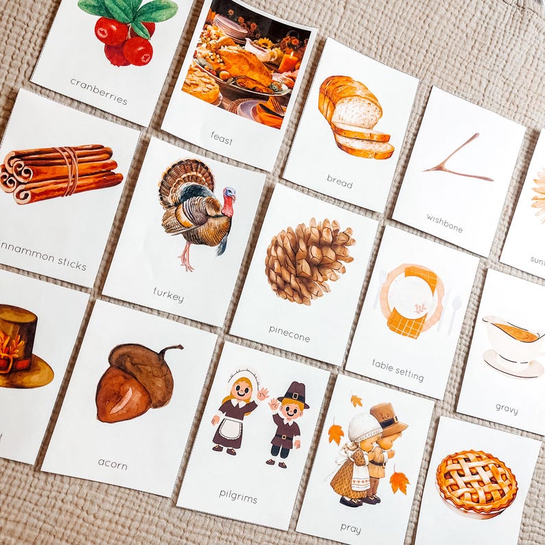 Thanksgiving Preschool and Kindergarten Study Unit for Fall and Autumn ...