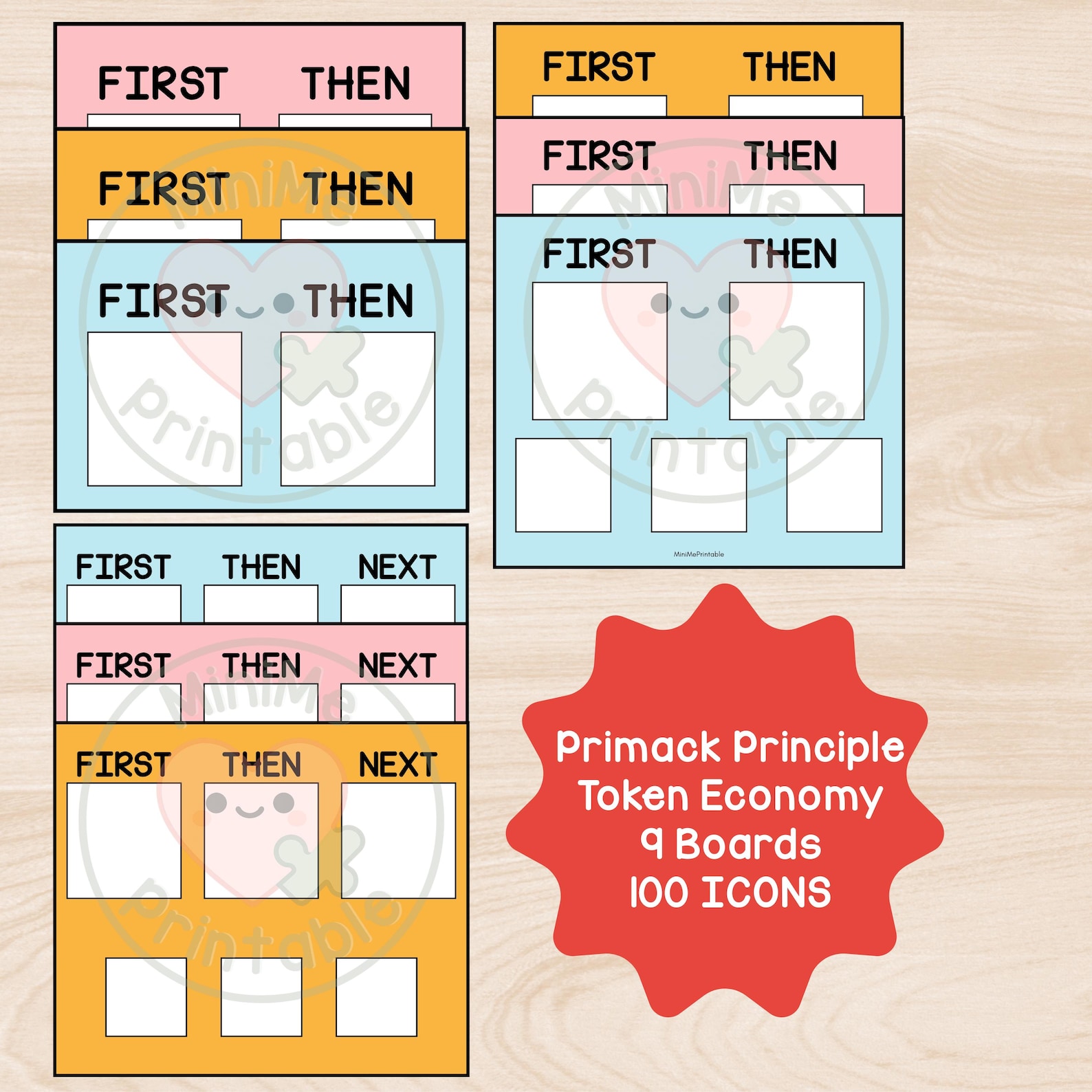 Visual Schedule Printable: First Then Board, Autism Behavior Support ...