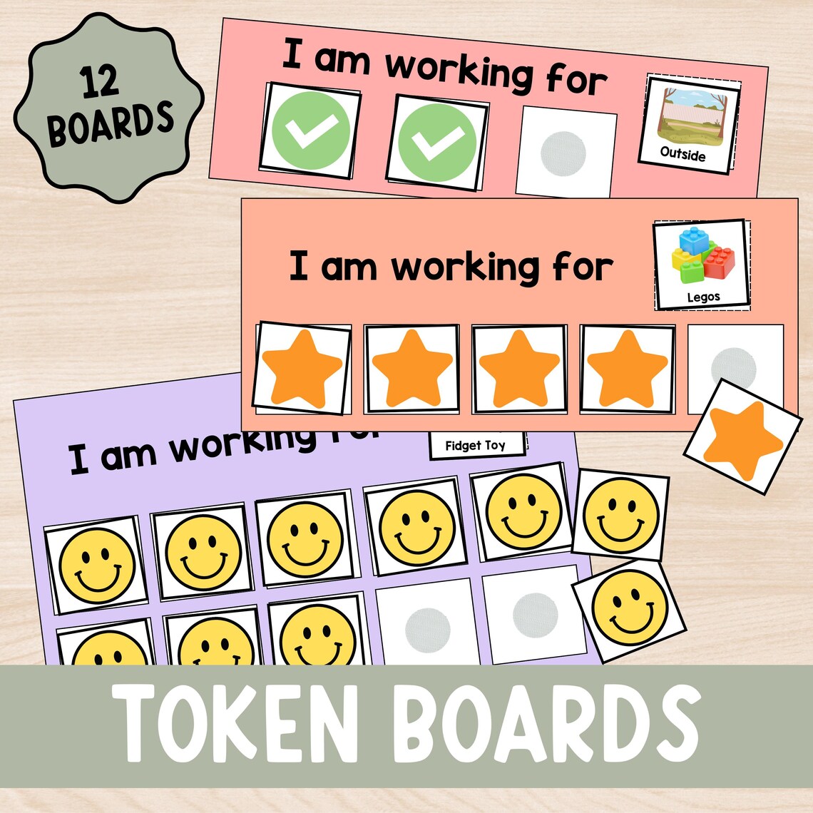 Printable Token Board System | Digital Download PDF - Etsy