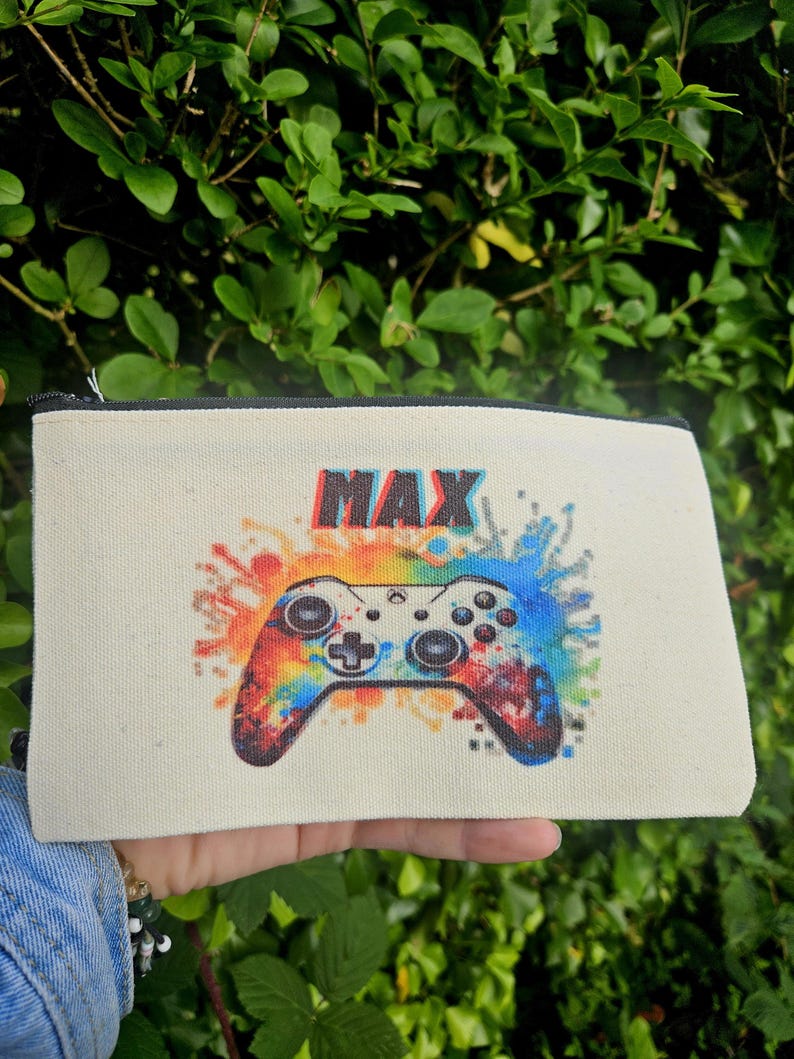 Personalised Pencil Case, Gamer Stationery, School Supplies, Back to ...