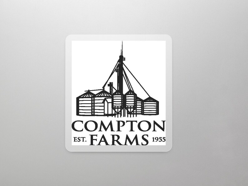 Farm Logo Sticker, Compton Farms, Custom Order - Etsy
