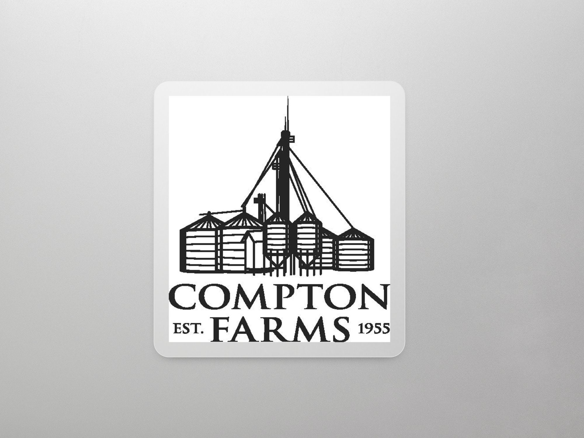 Farm Logo Sticker, Compton Farms, Custom Order - Etsy