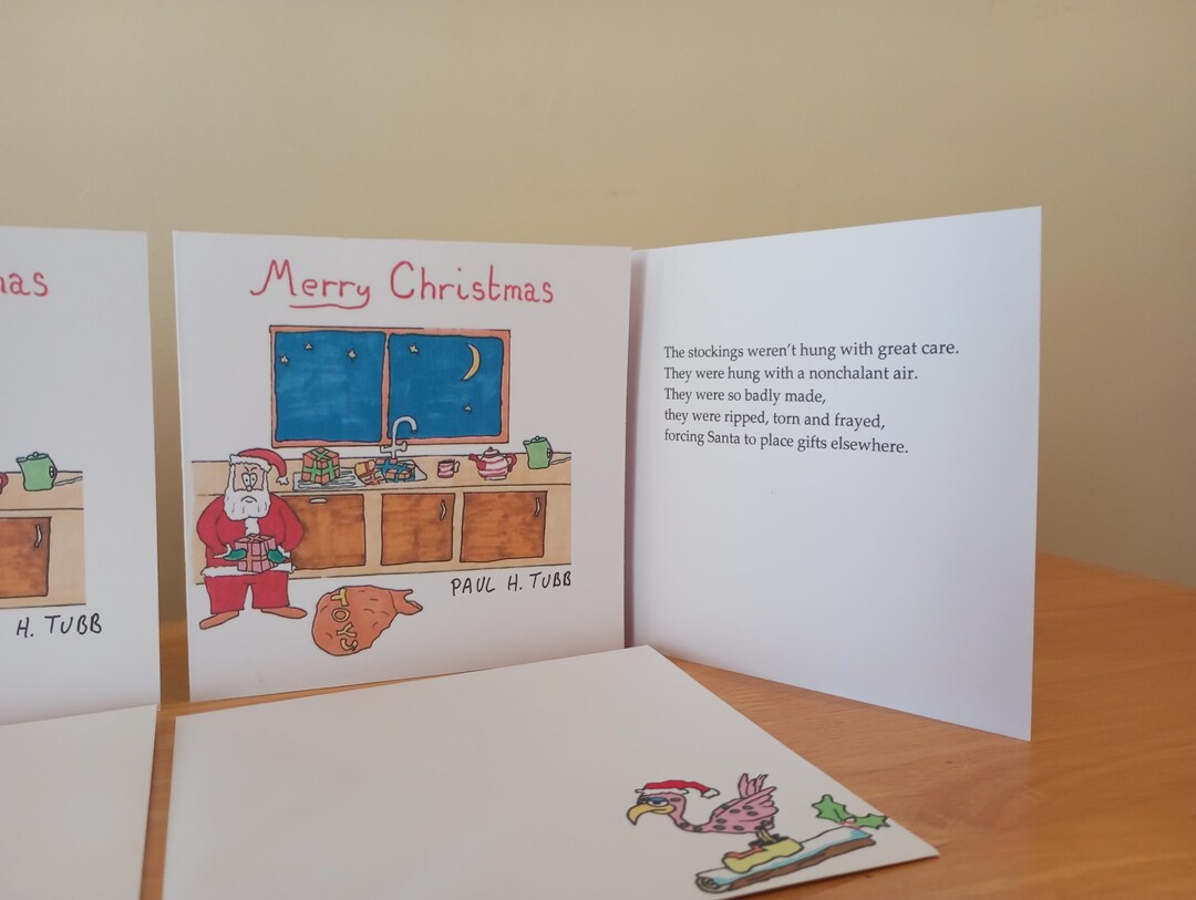 Christmas Limericks - Christmas Card - Etsy