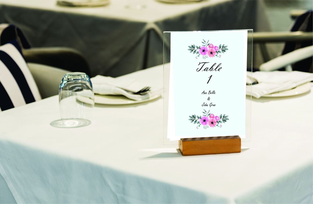 Editable Wedding Table Template - Etsy