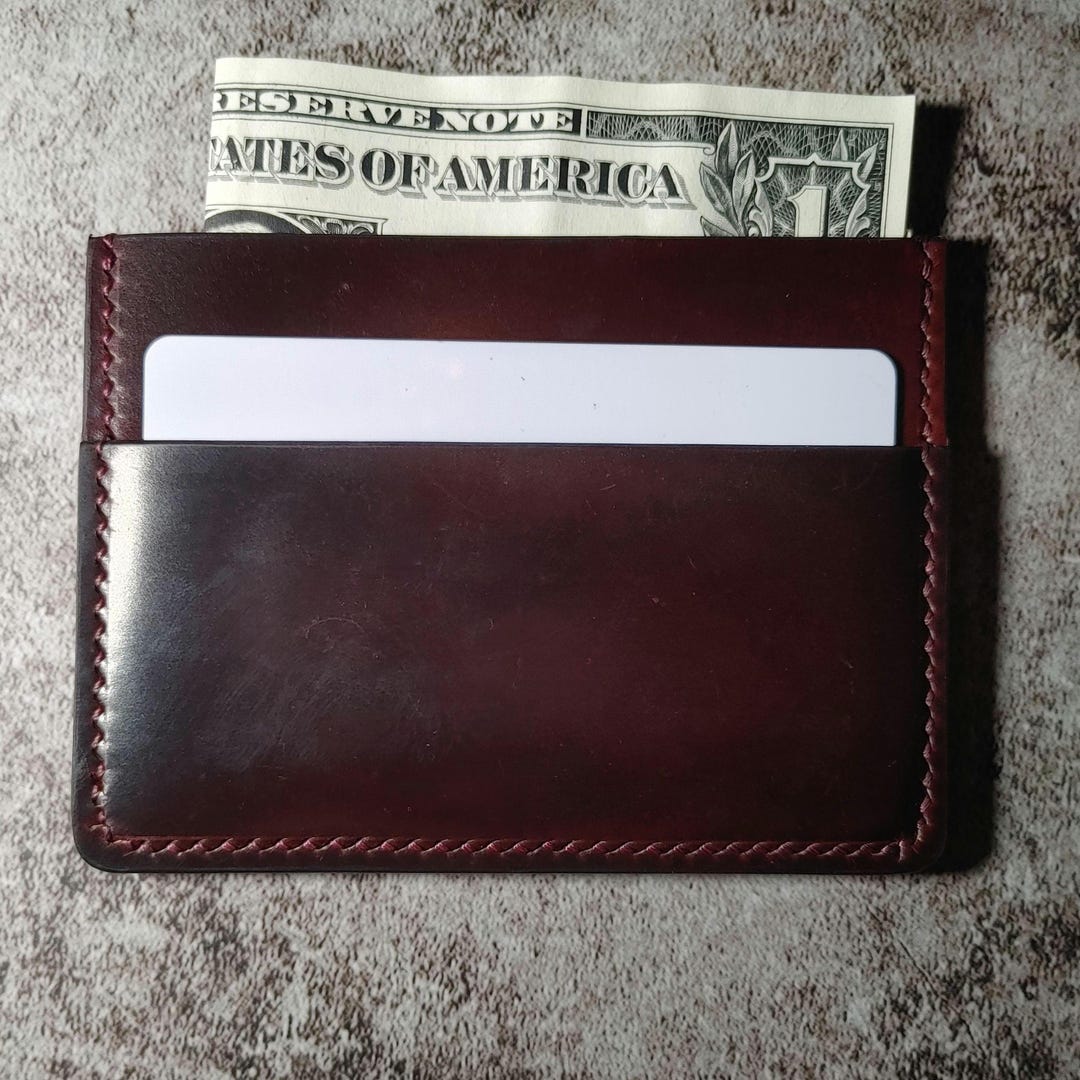 Shell Cordovan Card Holder | Color 8 Horween Leather | Only One ...