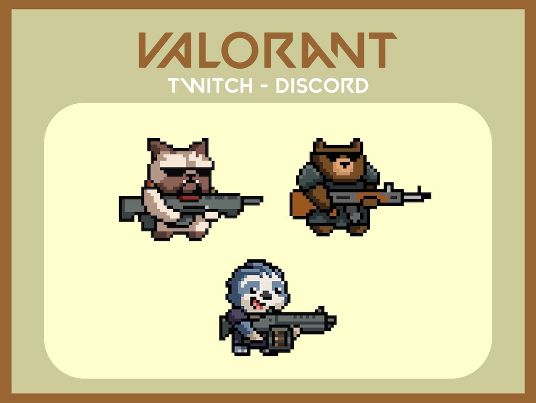 GIF Valorant Pixel Spray Notes Animated Emote - Animated Emote ...