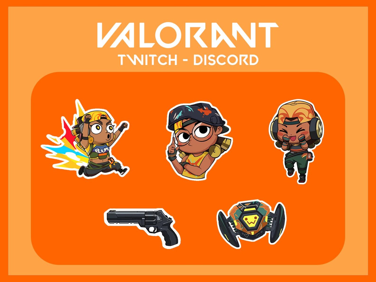 GIF Valorant Raze Notes Animated Emote - Animated Emote, Valorant ...