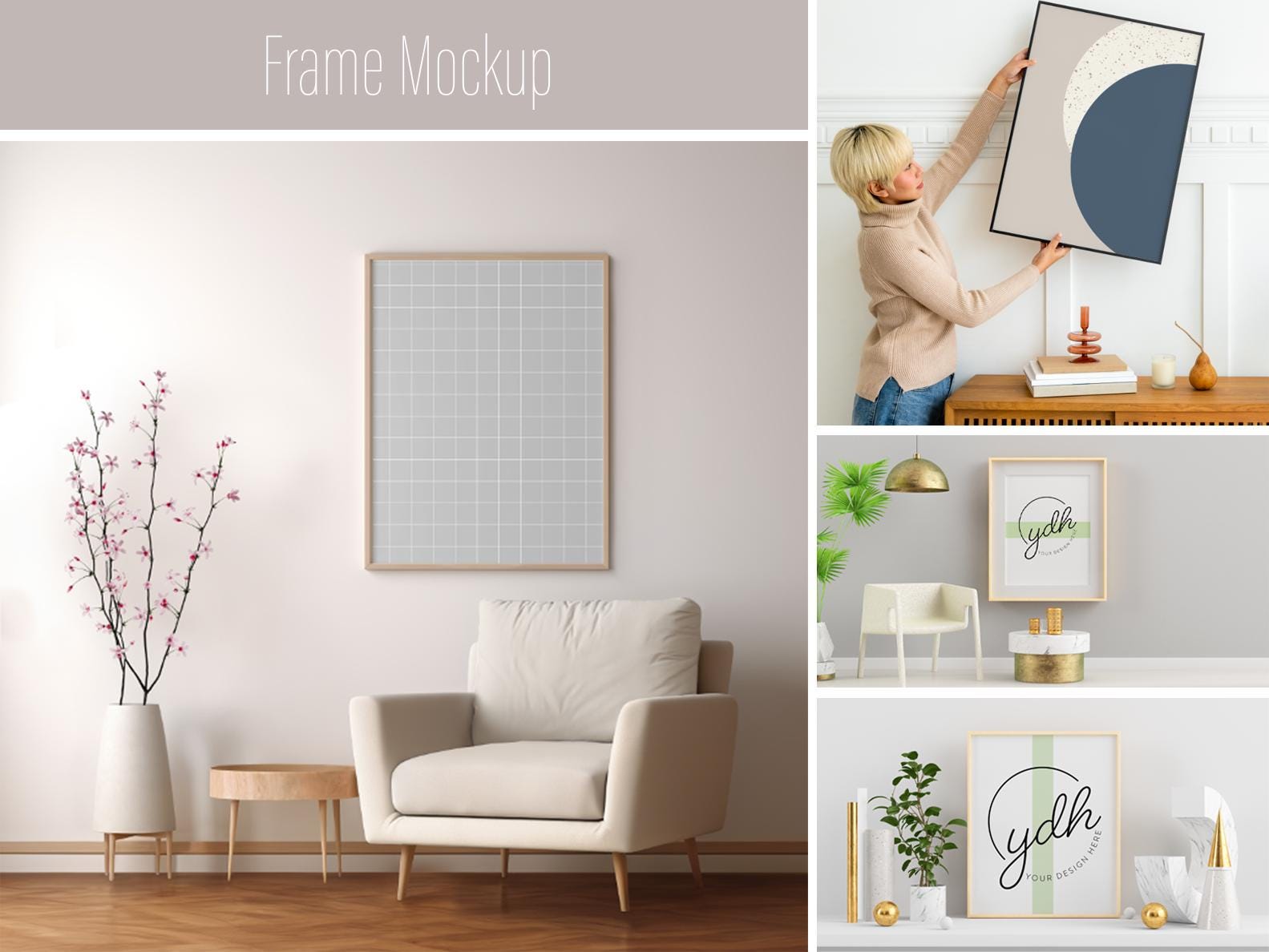 200+ Frames Mockup PSD Bundle Set, Wall Mockup Frame, Mega Bundle ...