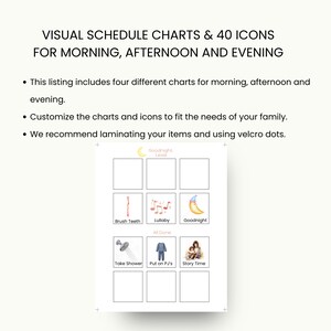 Editable Chore Chart Bundle, Printable Daily Activity Icons With Chore ...