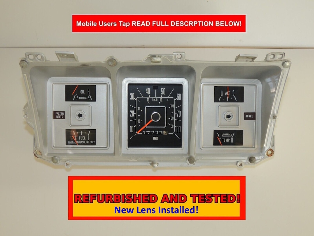 1976 1979 Ford Truck Bronco Van Speedometer Gauge Cluster REFURBED ...
