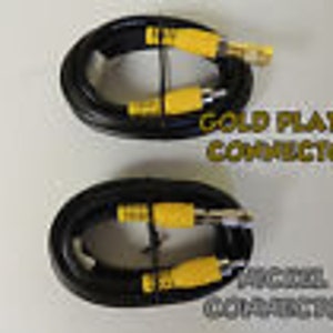 RCA Video Cable or RF TV Connector Adapter Commodore 64 C64 C-64 Switch ...