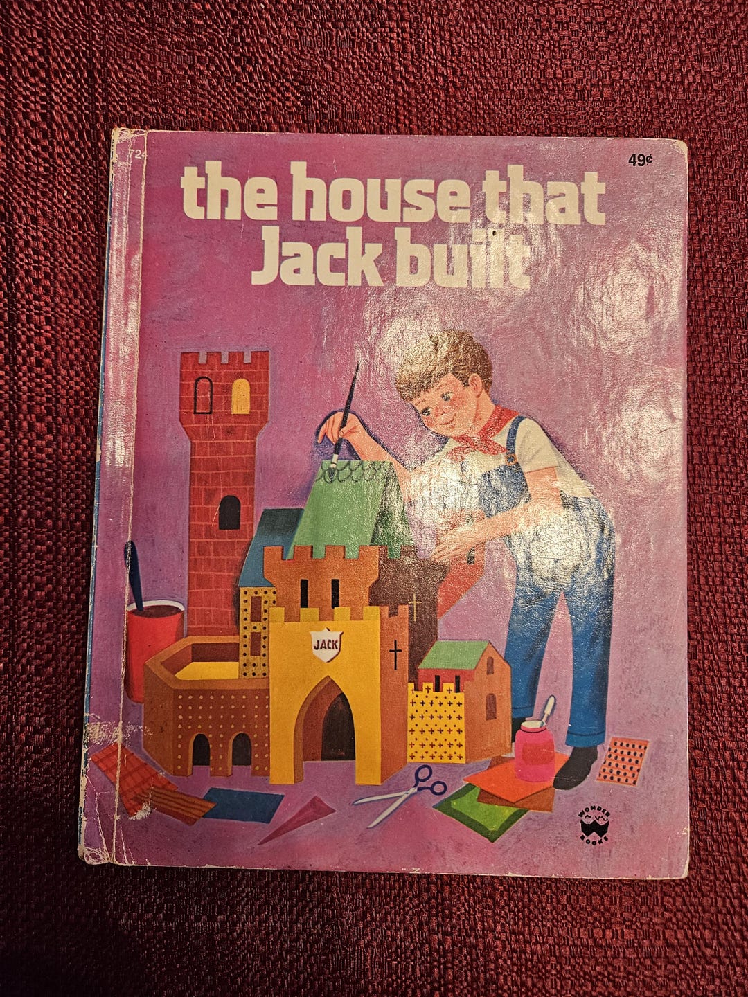 Wonder Book the House That Jack Built 1959 Wilson - Etsy