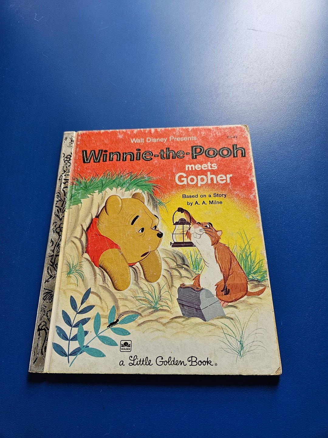 WINNIE-THE-POOH Meets Gopher (1965) Little Golden Book - Etsy